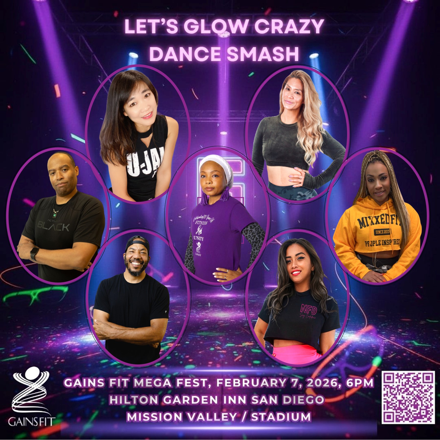 Lets Glow Crazy Dance Smash SD 26 – GAINS FIT RETREAT
